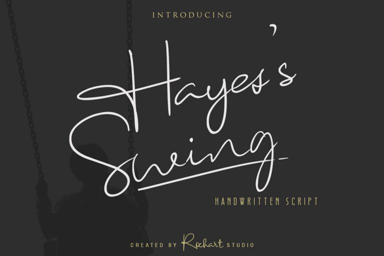 Hayes’s Swing Script - Rochart Studio